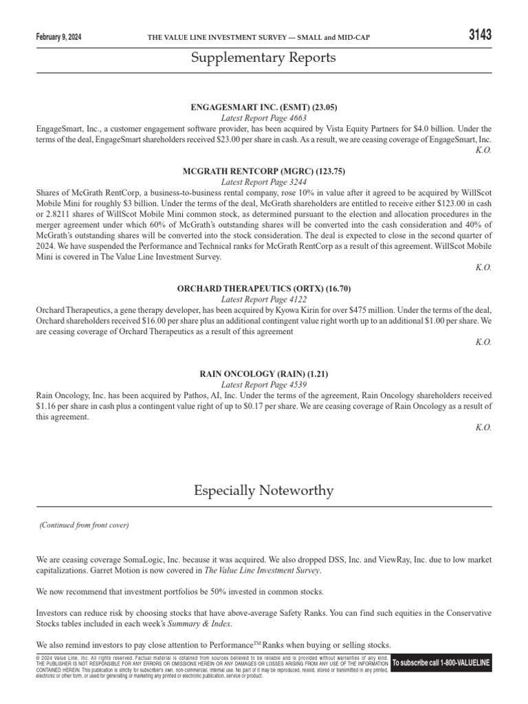 Part 3 - Supplementary Reports | PDF