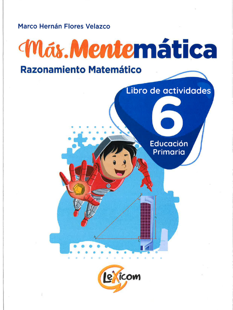Libro de Razonamiento Matematico Sexto Lexicom Revisado | PDF