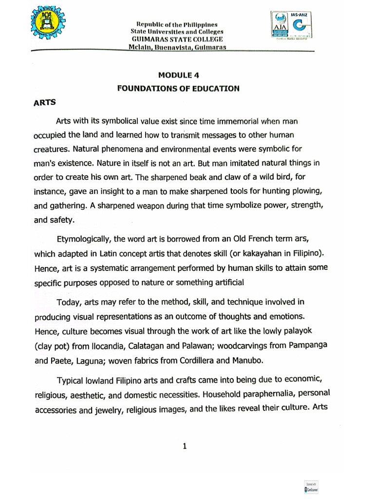 Foundation of Education Module 4 | PDF