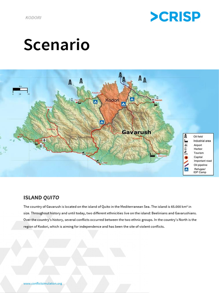 CRISP - AA - SIM - Kodori - Scenario | PDF | Internally Displaced ...