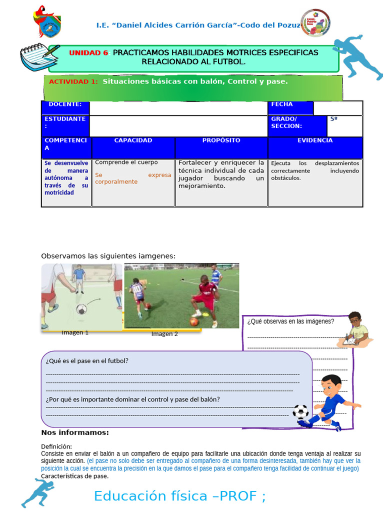 5° Act 1 E.fis U6 Sem1 | PDF