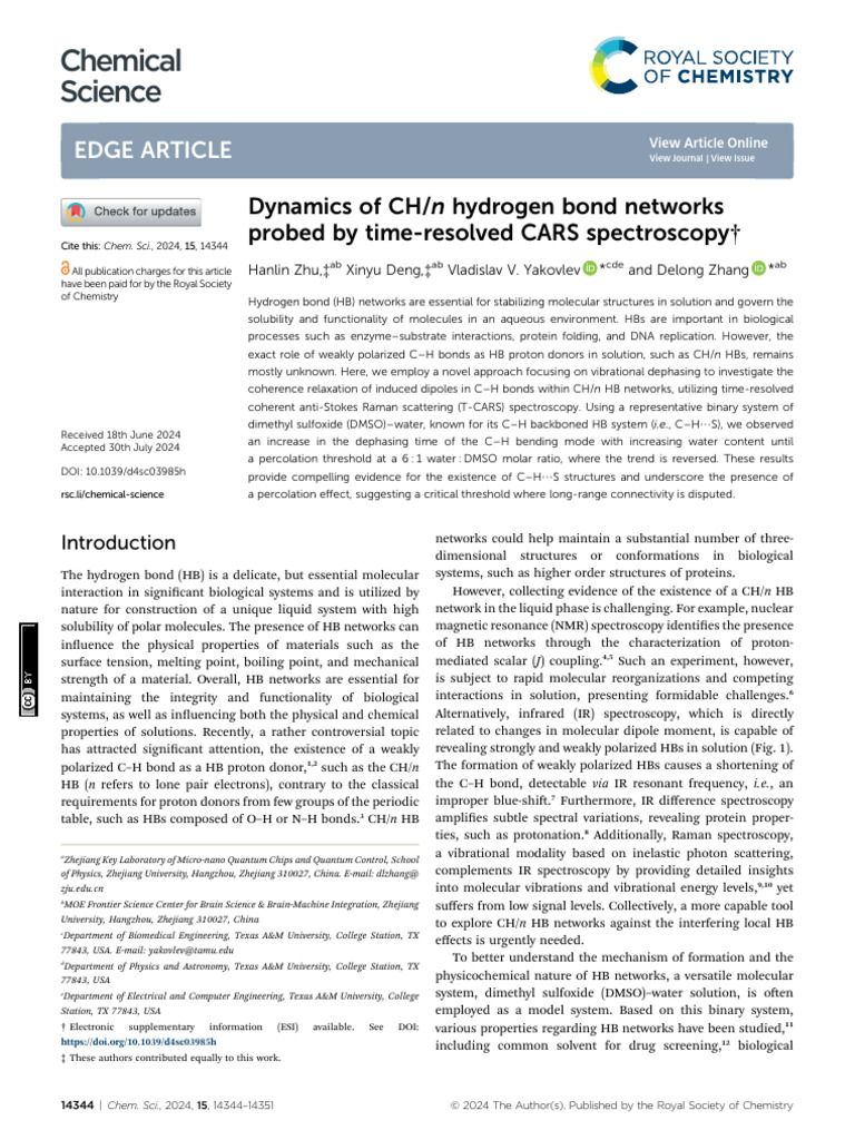 Chemical Science: Edge Article | PDF