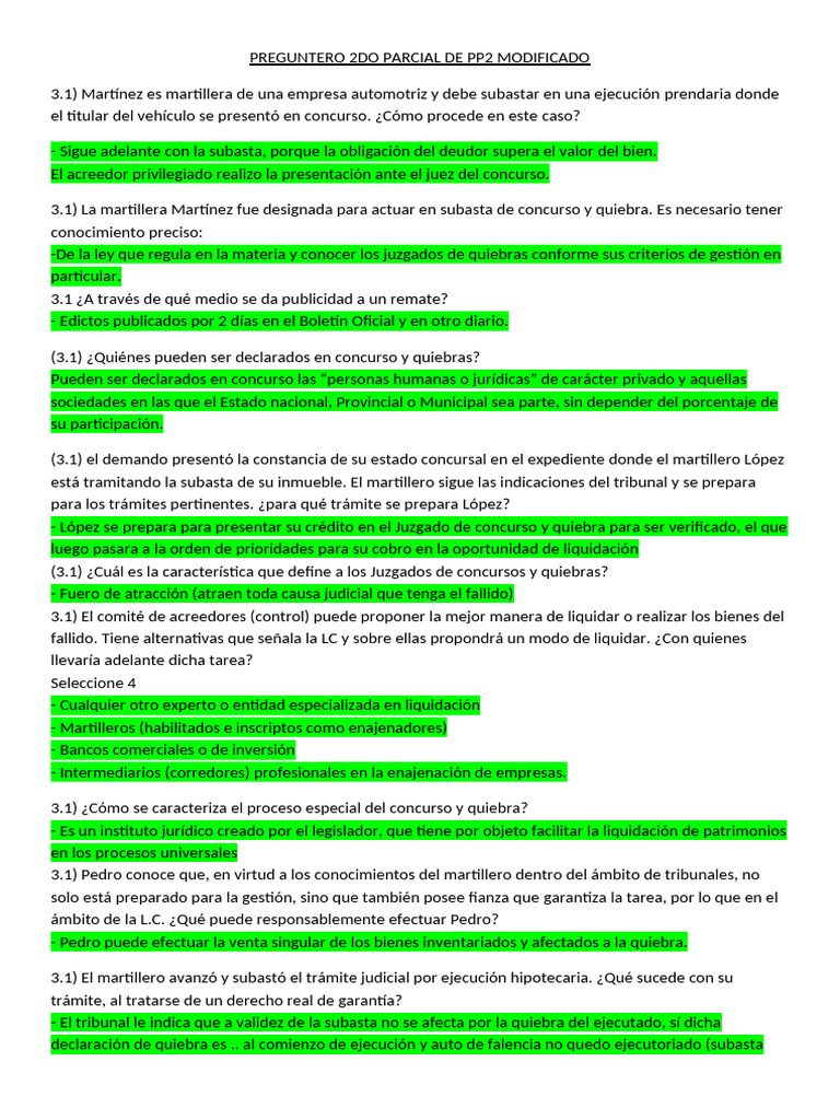 Preguntero 2do Parcial de PP2 | PDF