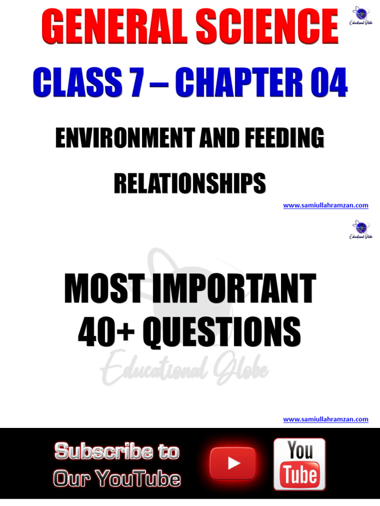 General Science MCQs Class 7 - Chapter 4 | PDF