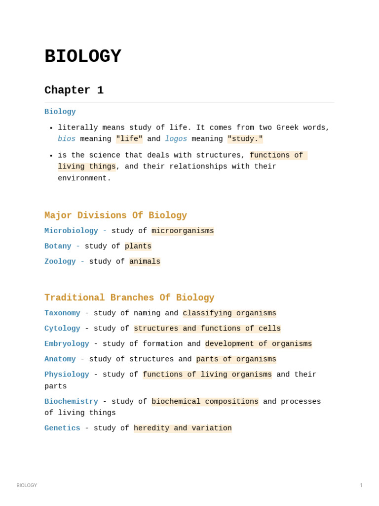 Biology | PDF