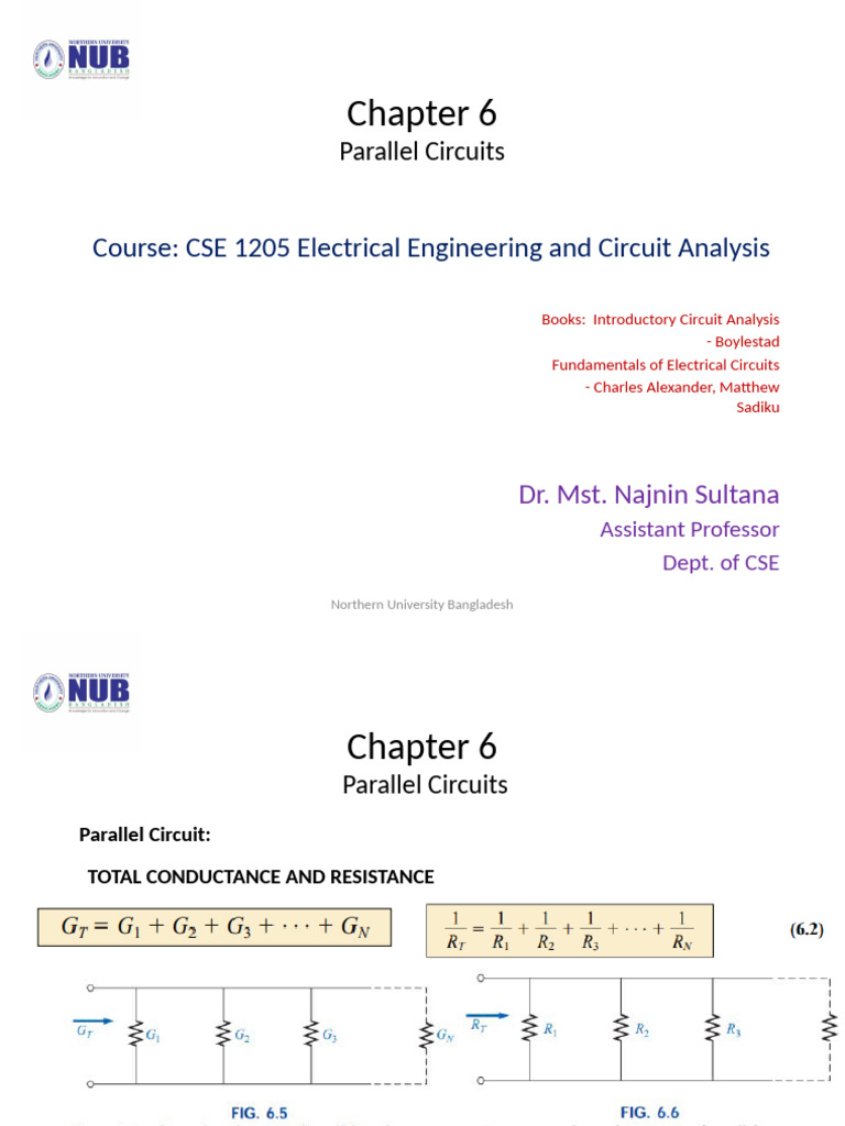 Lec 5 - Chapter 6 - Boylested | PDF | Series And Parallel Circuits ...