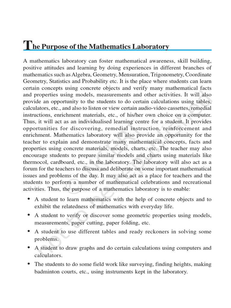 Maths Lab Manual 9 | PDF