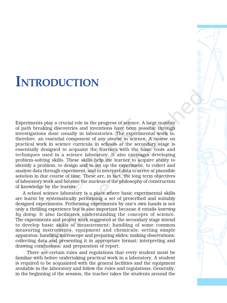 Science Lab Manual 10 | PDF