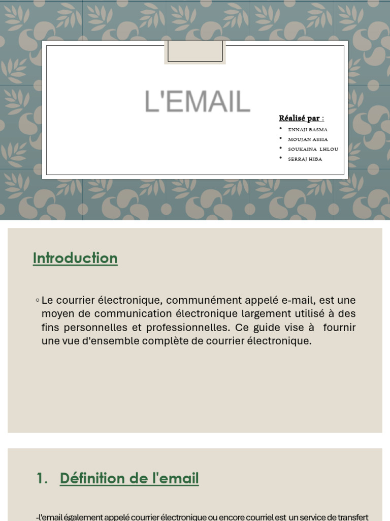 L'EMAIL | PDF
