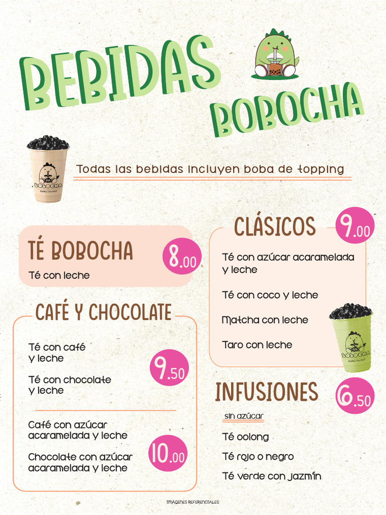 Menú Digital Bobocha | PDF