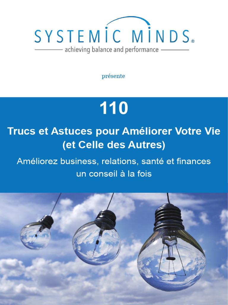 110 Trucs Et Astuces Pour Améliorer Votre Vie | PDF