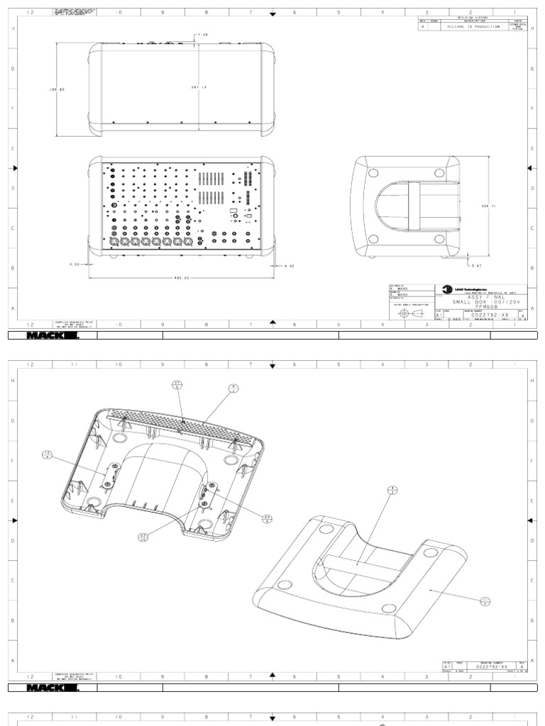 PPM608 Final Assembly Drawings (0022792-XX) | PDF