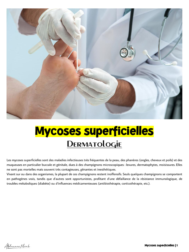 5.Mycoses superficielles | PDF