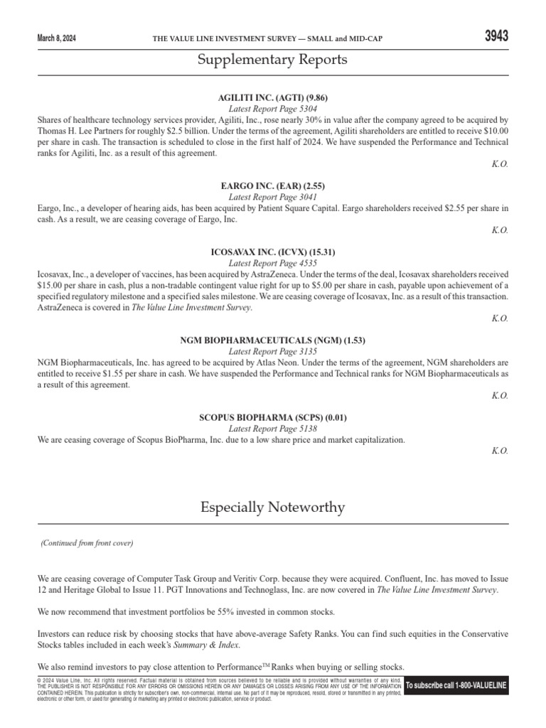 Part 3 - Supplementary Reports | PDF