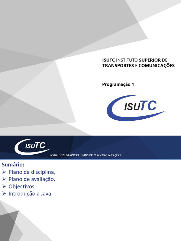 Aula T1 2024 Prog1 | PDF