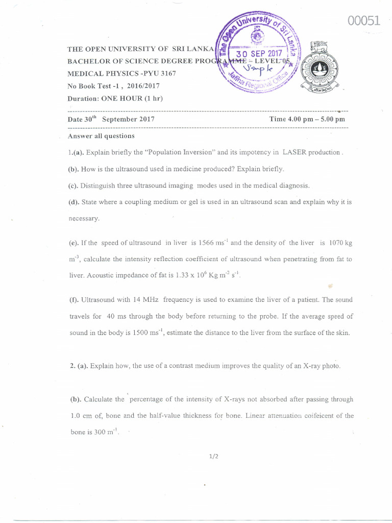 NBT1Medical Physics20162017 | PDF
