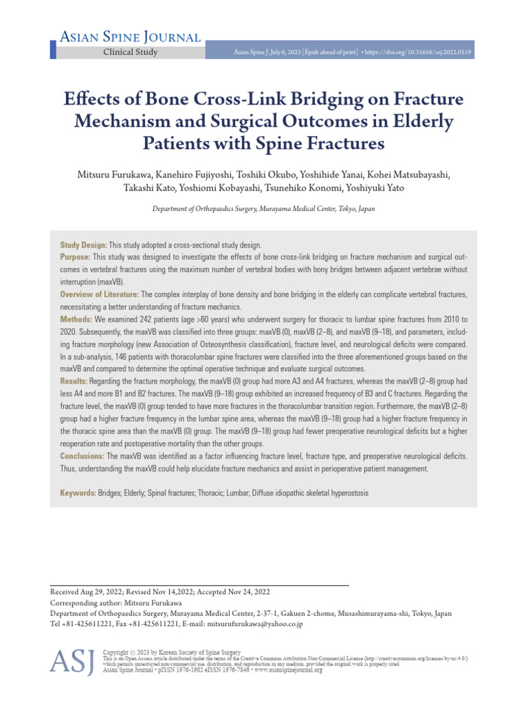 Effects of Bone Cross-Link Bridging On Fracture Me | PDF