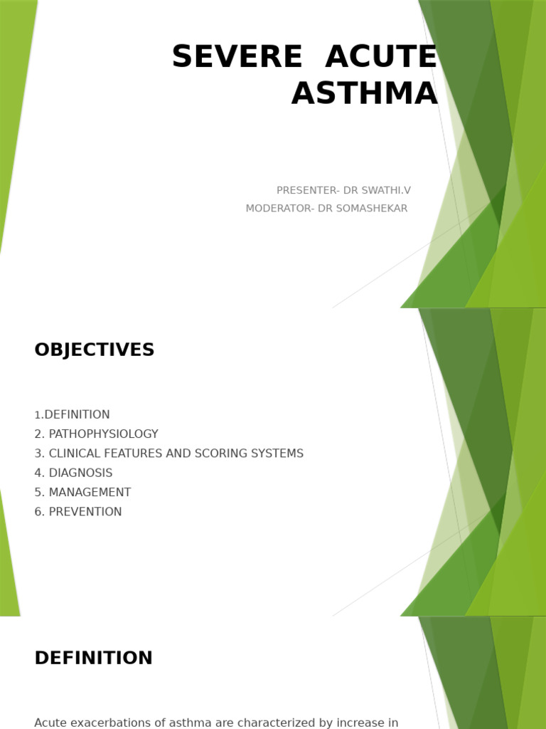 Status Asthmaticus Final | PDF