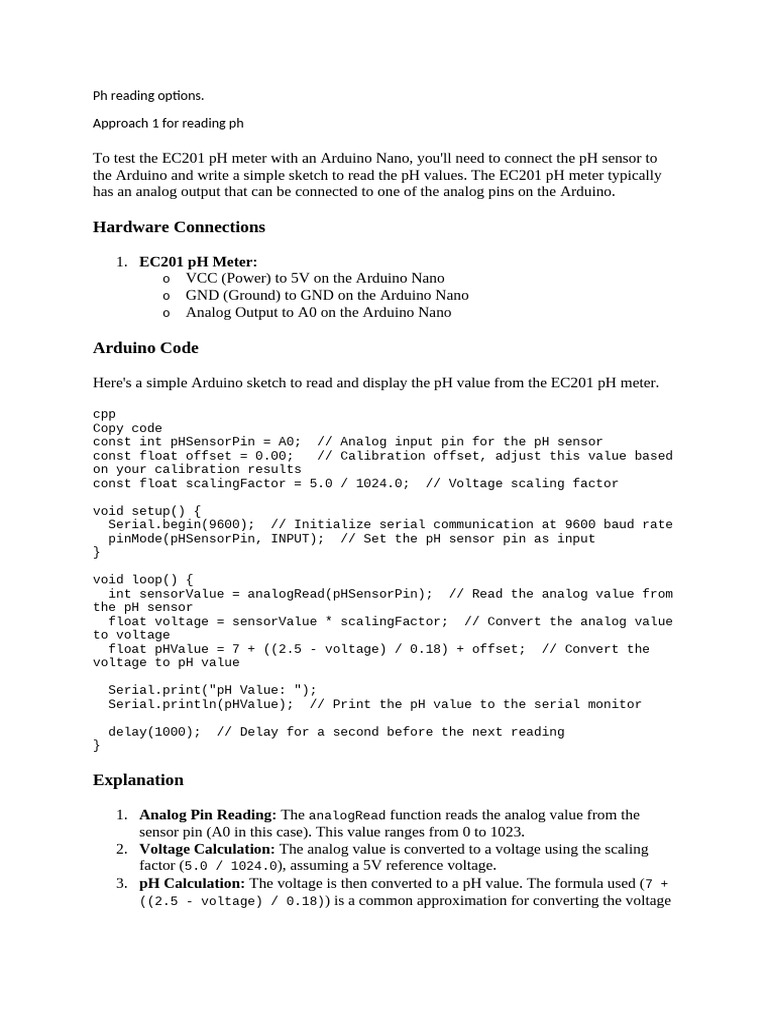PH Reading Options | PDF