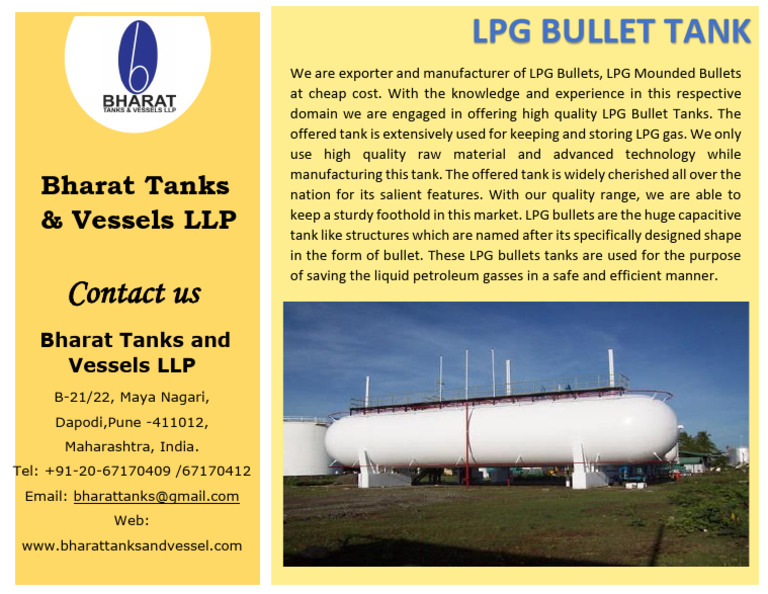 350 m3 LPG Mounded Bullet Tanks | PDF
