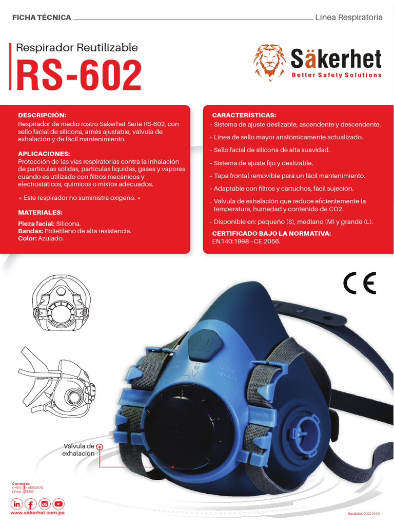 Respirador Rs 602 | PDF