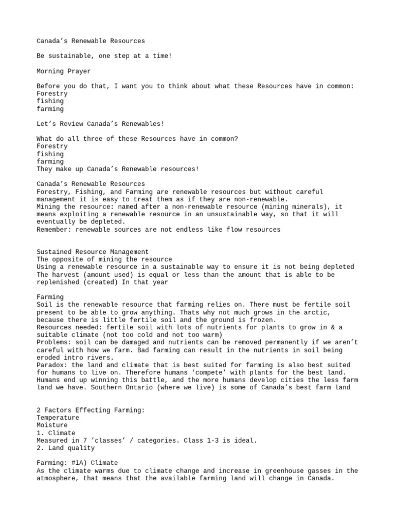 Grade 9 Geography Unit 3 | PDF