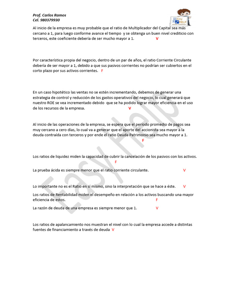 Preguntas Teoricas Fi Corp | PDF