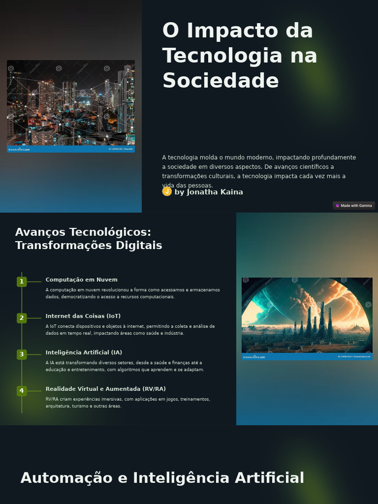 O Impacto Da Tecnologia Na Sociedade | PDF