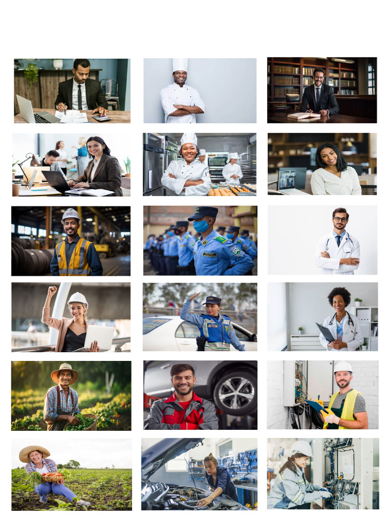 Vestimenta de Profesiones, Profa. Victor | PDF