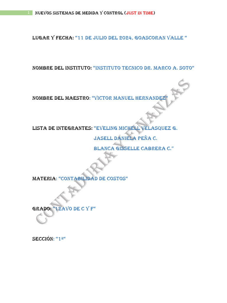 Informe de Eve | PDF | Lean Manufacturing | Negocios