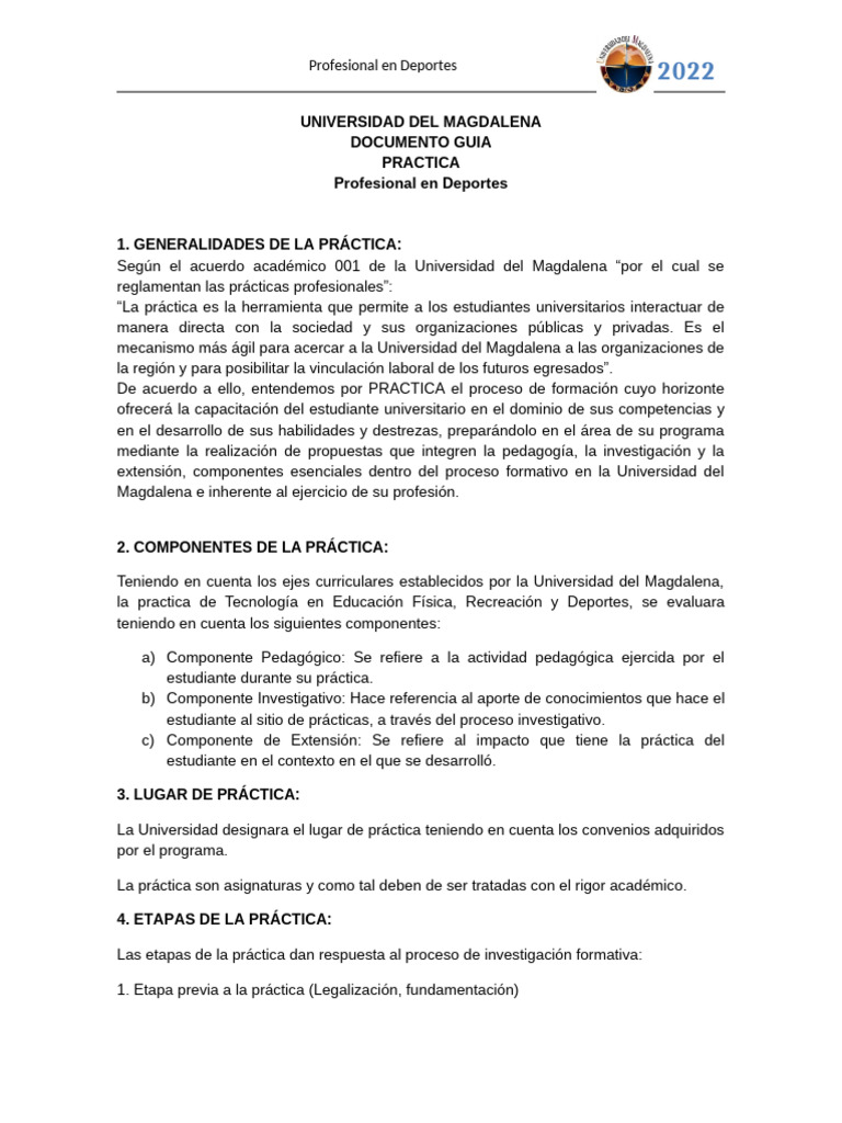 Documento Guia Practica | PDF