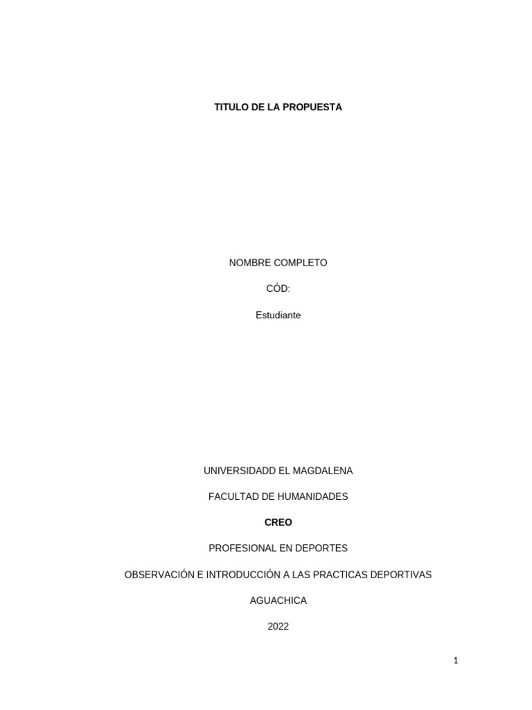 Formato Guia para Presentar El Informe | PDF
