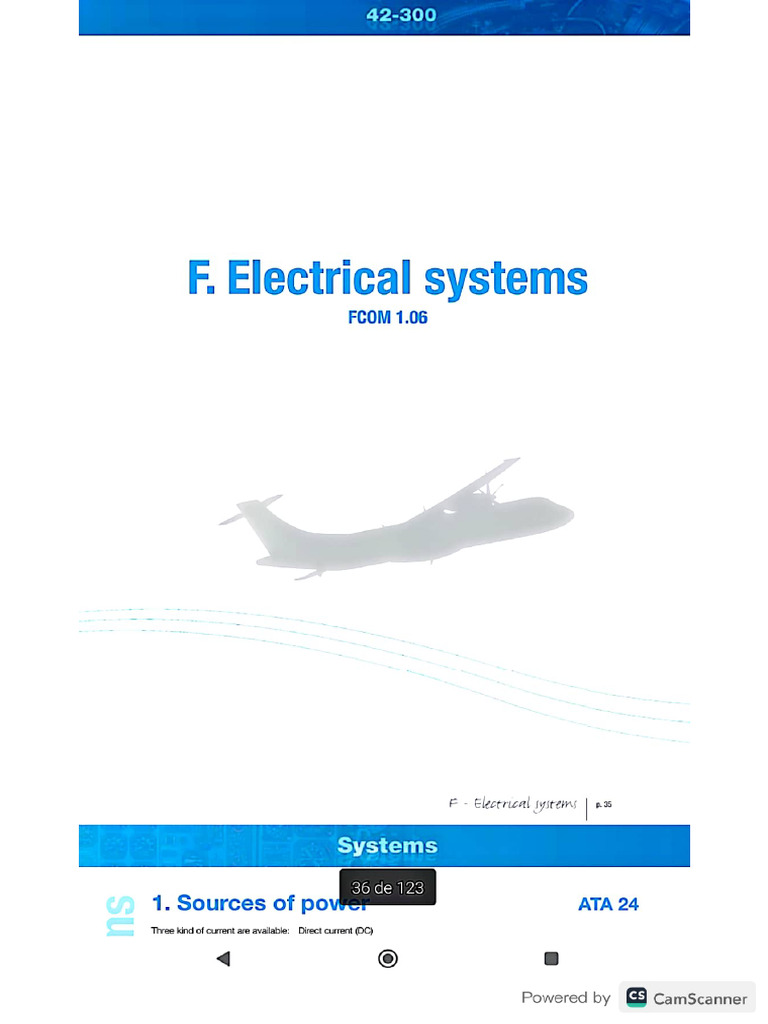 Electrical System Atr 42 300 | PDF