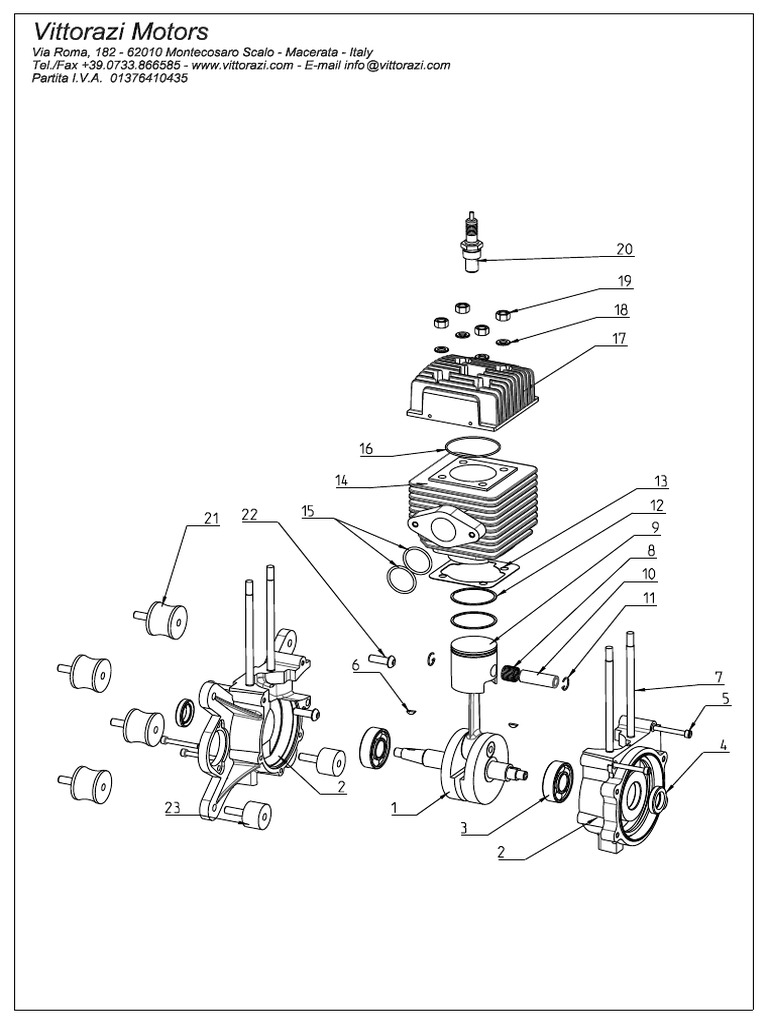 Vittorazi Easy 100 Exploded View Old | PDF