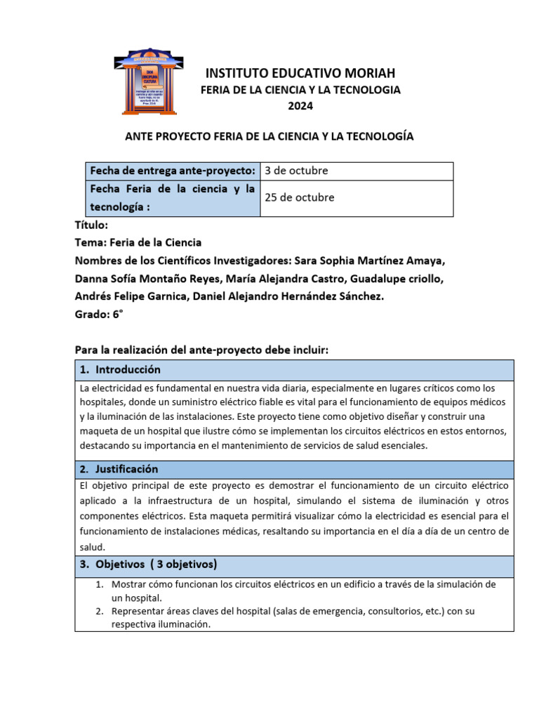 Feria de La Ciencia y La Tecnologia | PDF