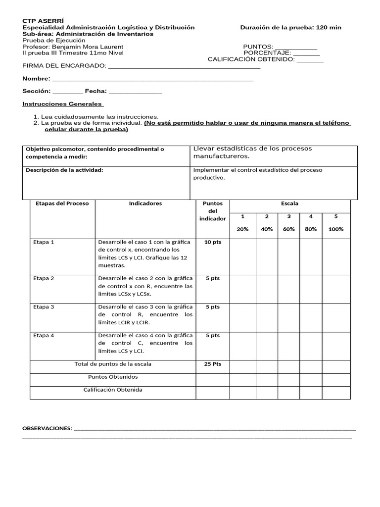 2 Prueba III Trimestre | PDF