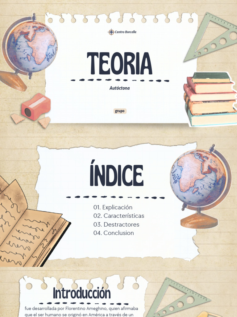 Teoría Autóctona de Ameghino | PDF | Evolución | Filosofía