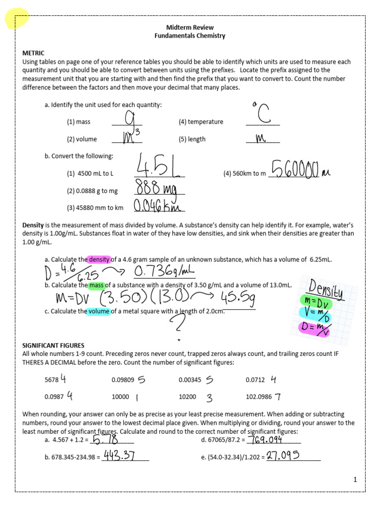 2023 Semester 1 Exam Review | PDF