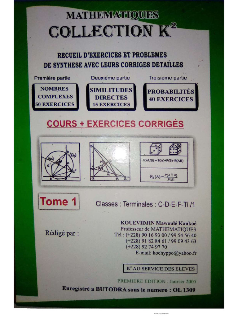 Collection K Tle C, D, E, F, Ti Tome 1 | PDF