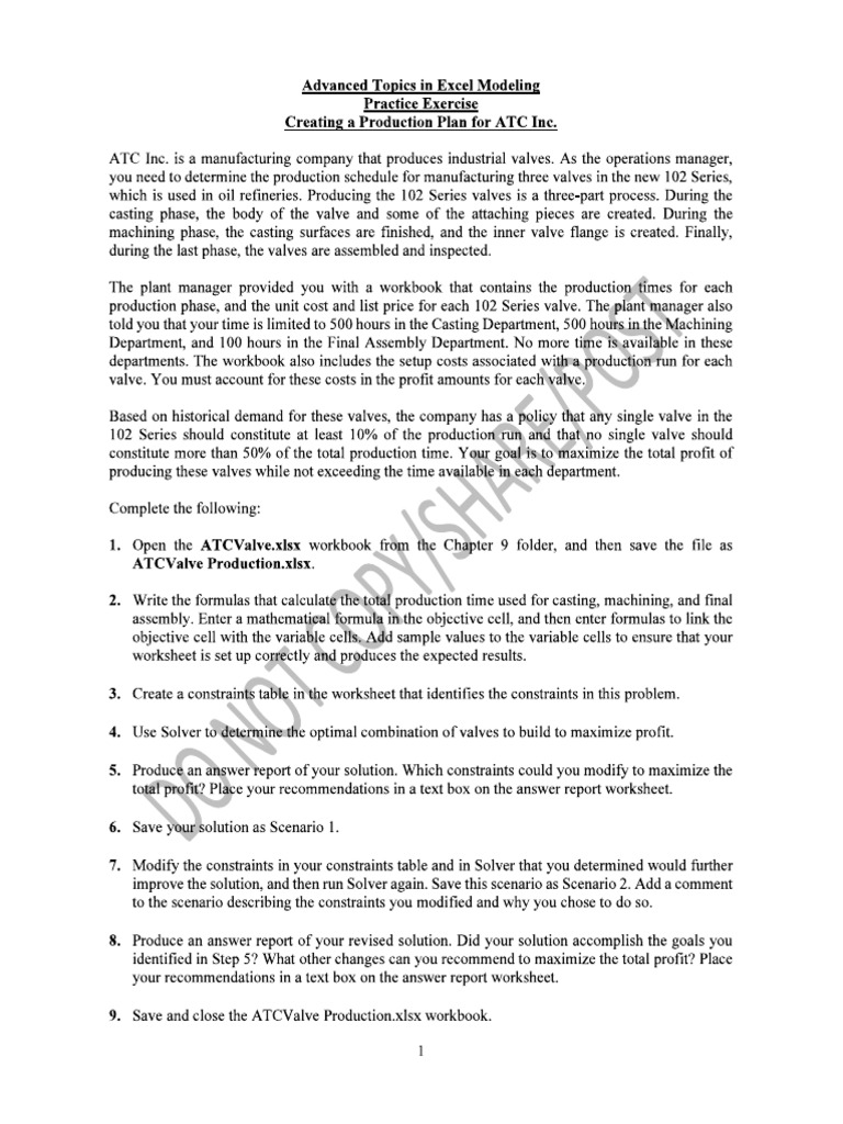 Practice Exercise Pdf 3034