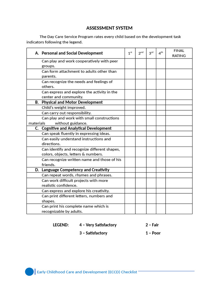 Assessment System | PDF