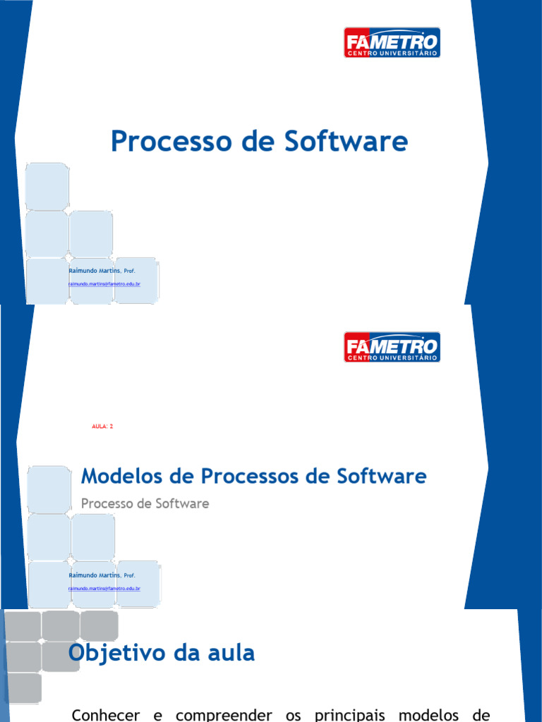 Aula-02 - Modelos de Processo de Softwarel Aluno | PDF
