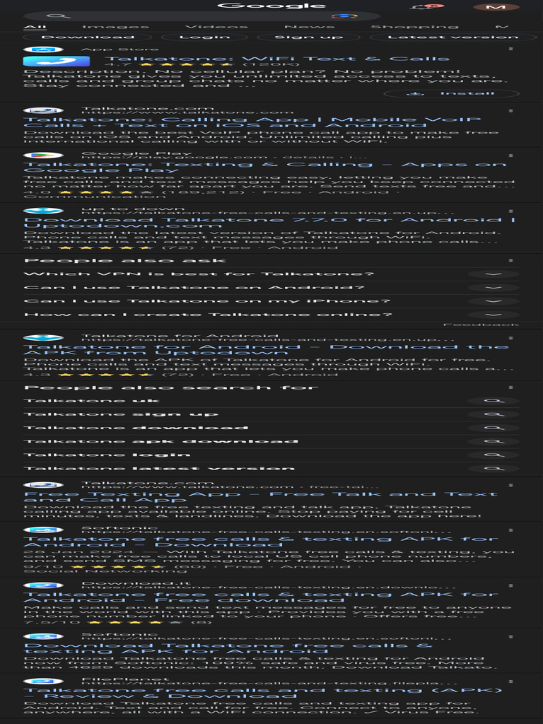 Talkatone - Google Search | PDF