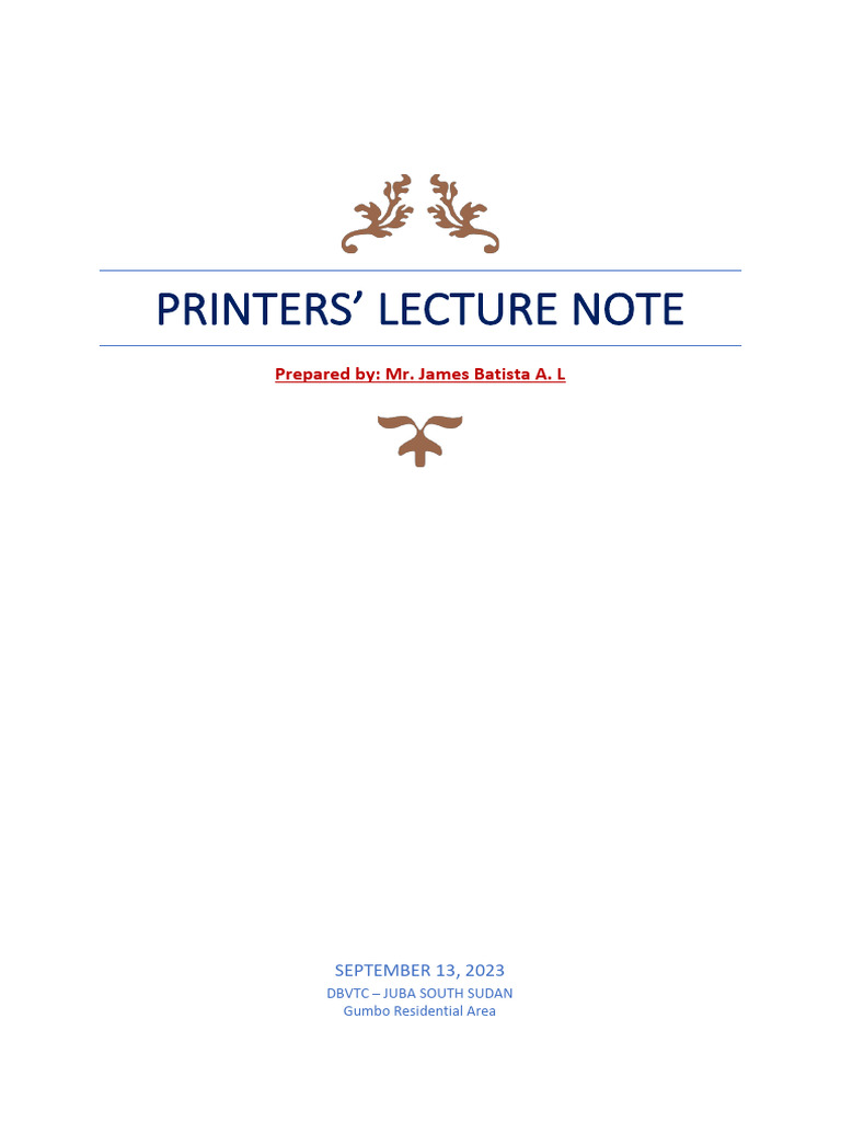 Printers Pdf Printer Computing 3 D Printing