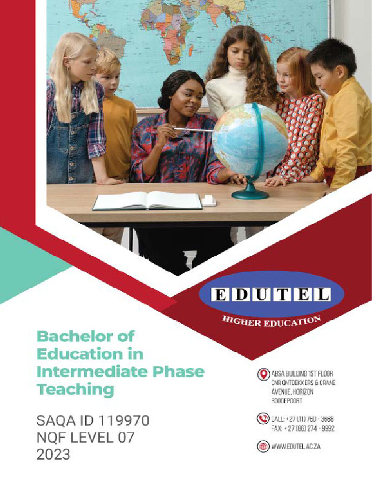 BEd Intermediate Phase Teaching 2023 3 | PDF
