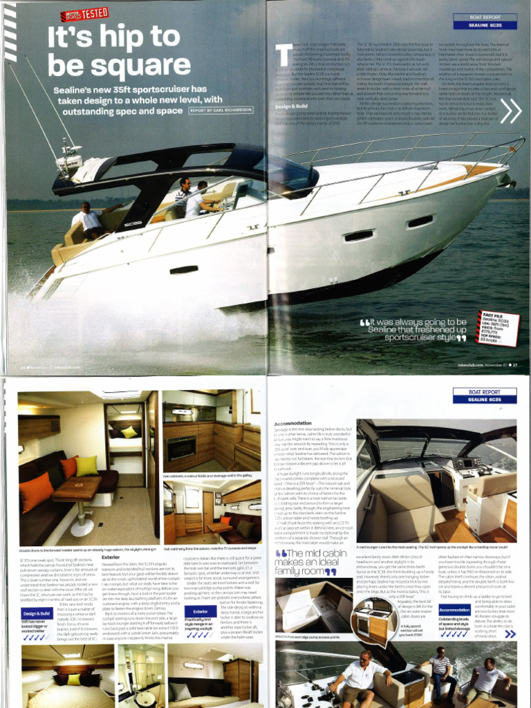Sealine SC35 | PDF