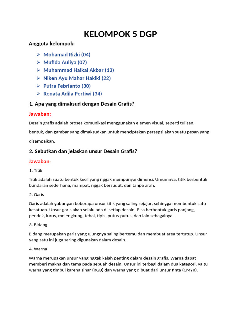 KELOMPOK 5 DGP. | PDF