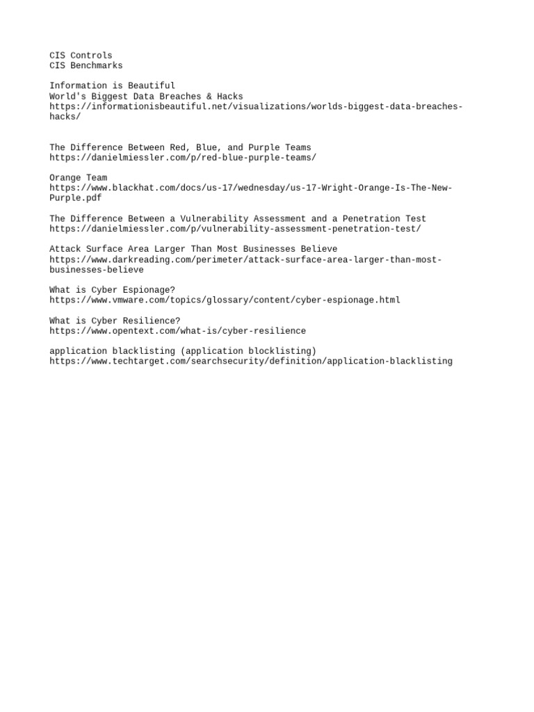 2 Cybersecurity Terminology | PDF