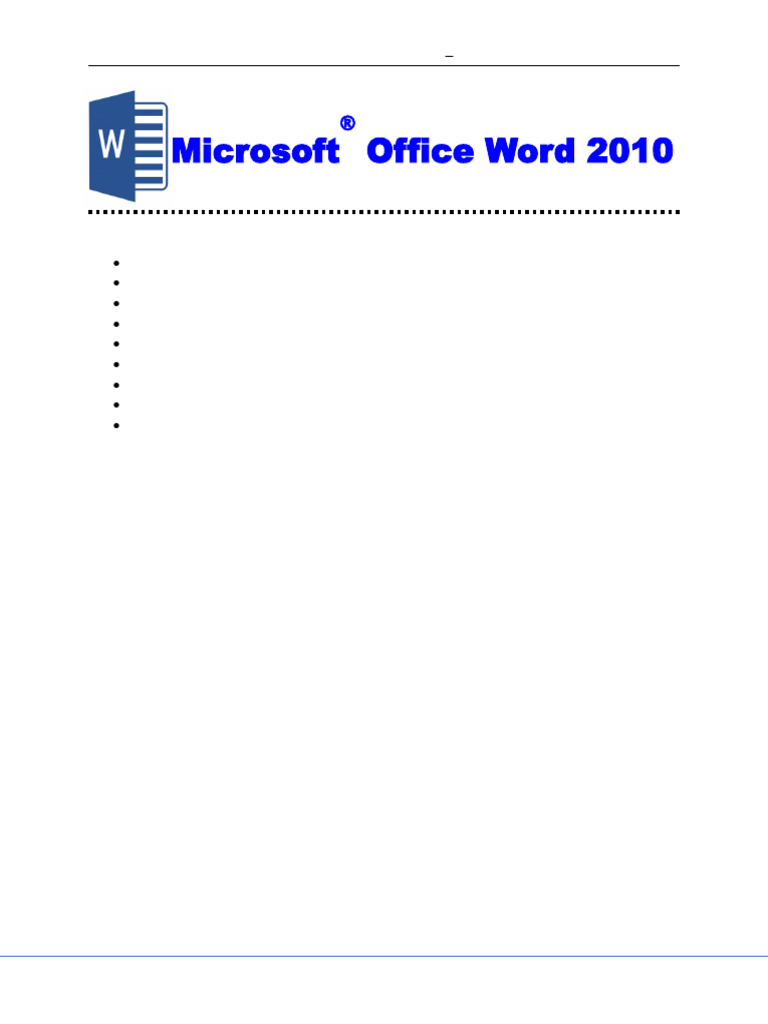 Ms. Word Notes | PDF | Microsoft Word | Computers
