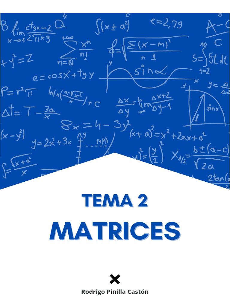 Tema 2. Matrices | PDF